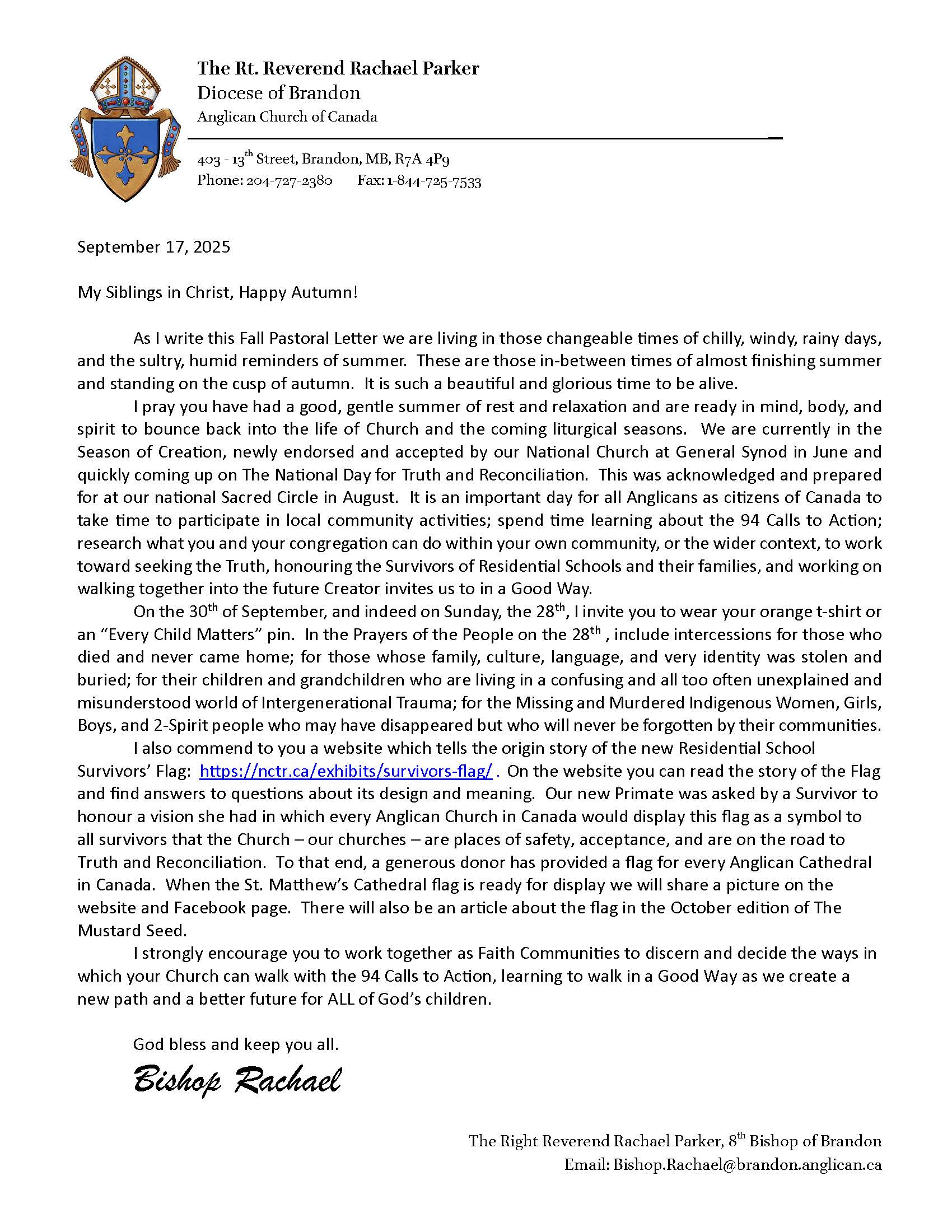 Bishop’s Letter-2025.09 - dioceseofbrandon.org